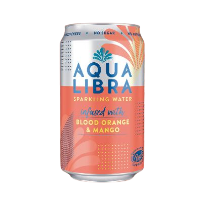 Blood Orange & Mango Sparkling Water (330ml) - Mantra Foods