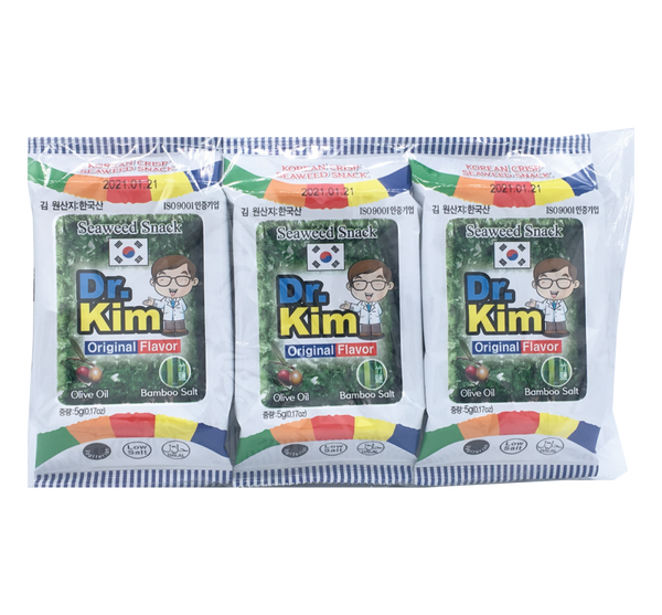 Dr Kim Seaweed Snack Original (5Gx3) - Mantra Foods