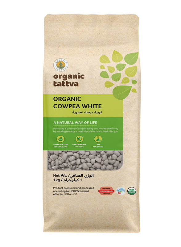Organic Cowpea White (1KG) - Mantra Foods