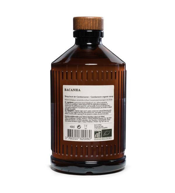 Sirop Brut Bio Cardamome (400ML) - Mantra Foods
