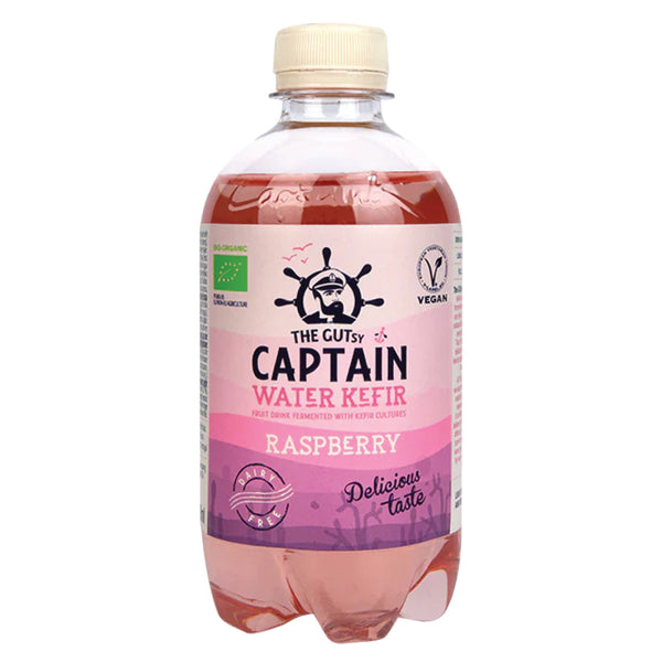 Gutsy Captain Water Kefir Rasberry (400ML) PET - Mantra Foods