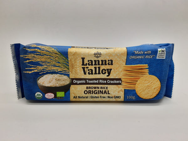 Organic Rice Cracker Original Brown Rice (100G) - Mantra Foods