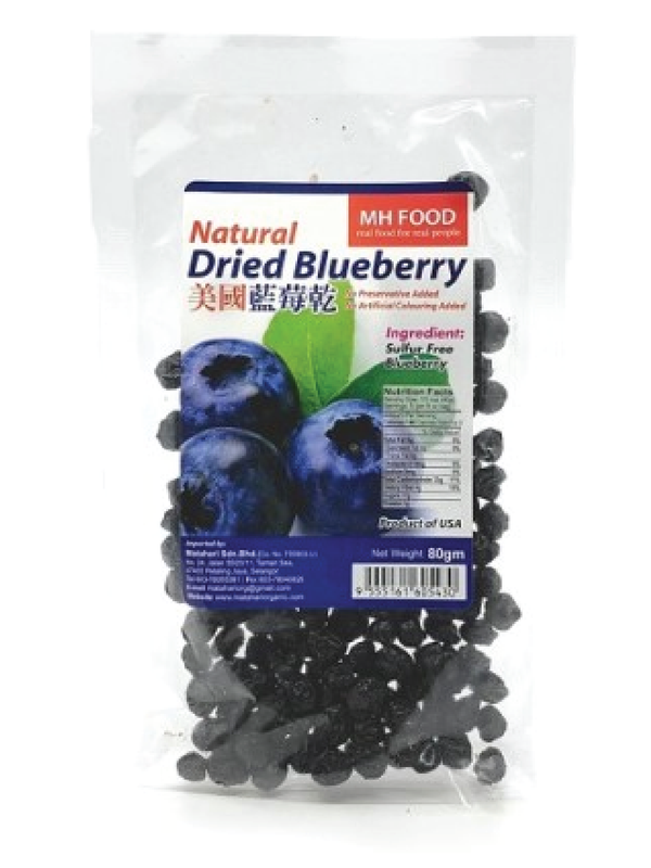 Natural Dried Blueberry (150GM) - Mantra Foods