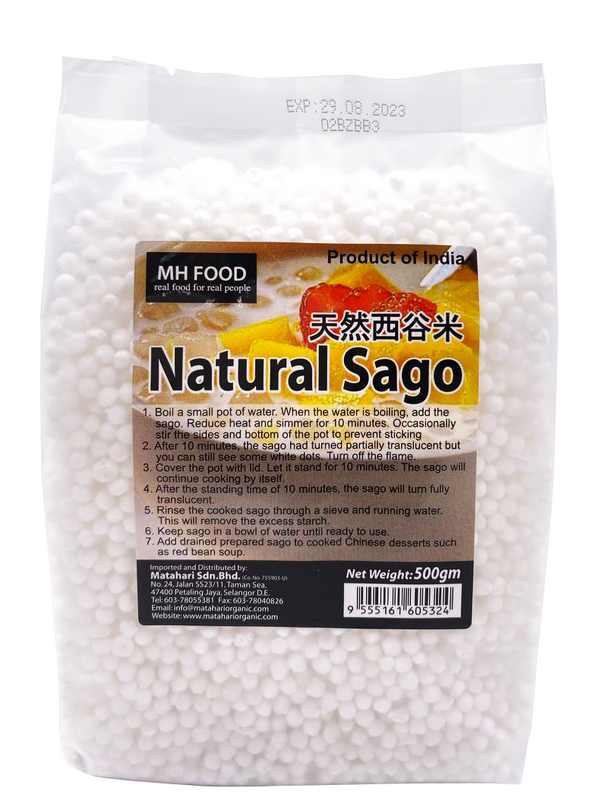 Natural Sago (500GM) - Mantra Foods